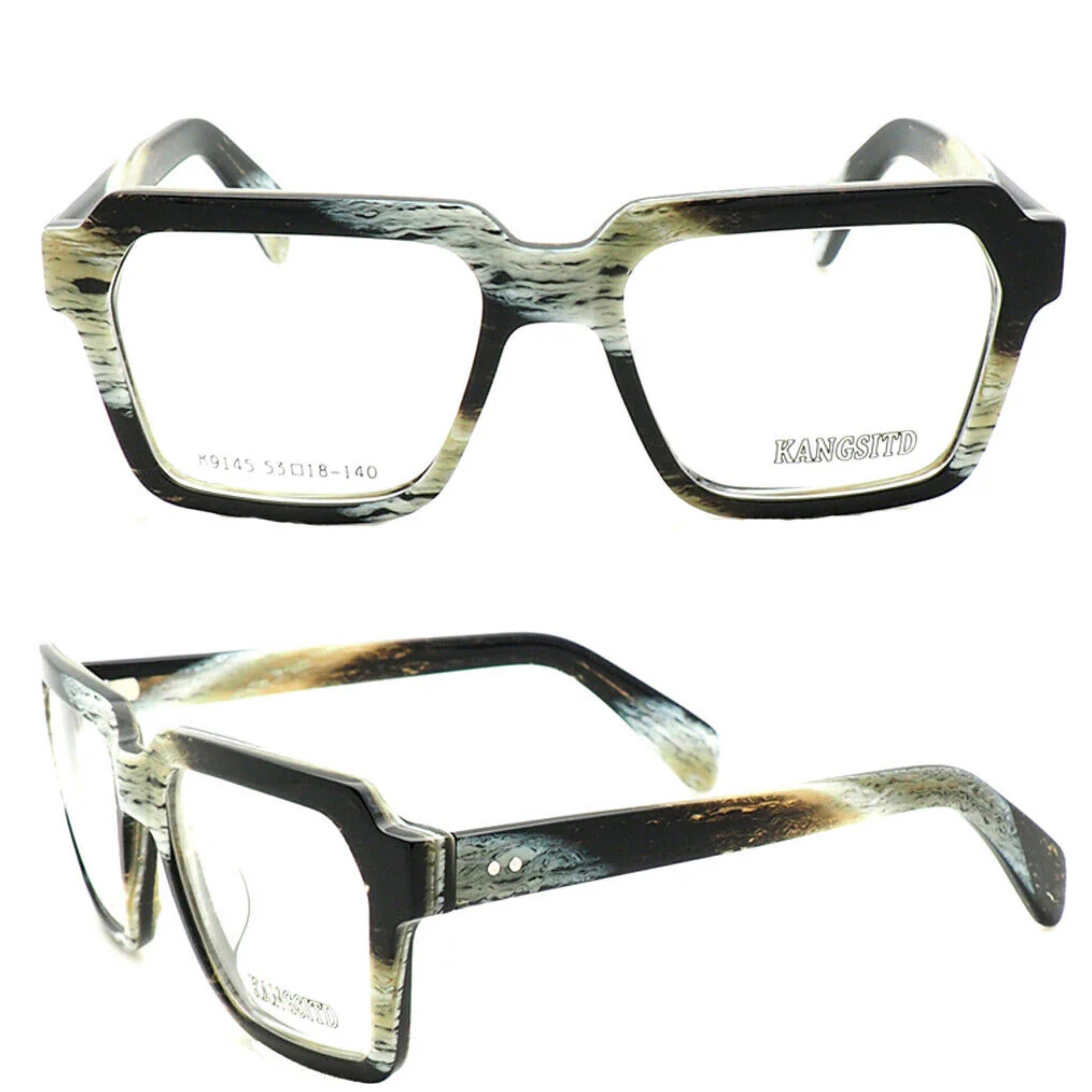 Forest | Oversized Stylish Men Eyeglasses | Retro Square Eyewear Frame ...